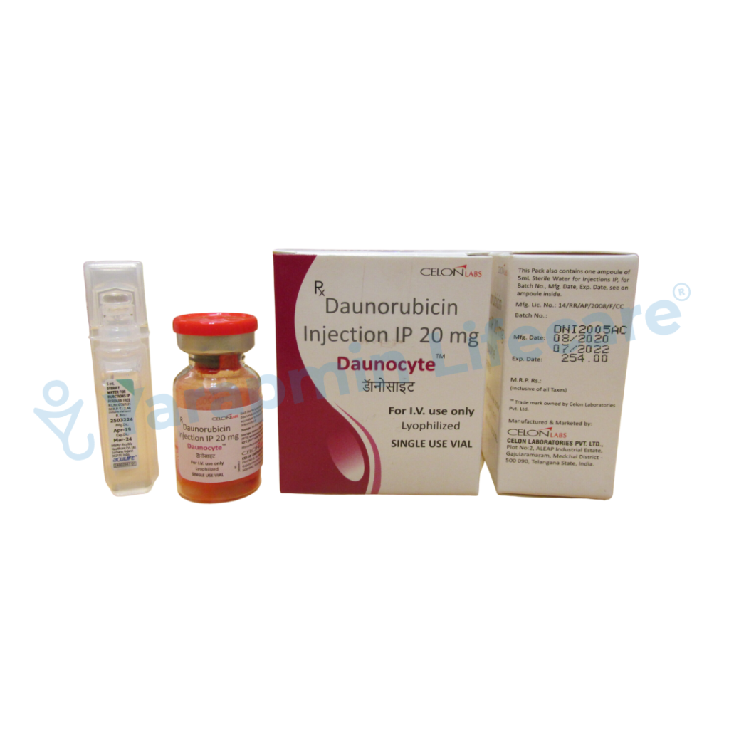DAUNOCYTE (Daunorubicin 20mg Injection)