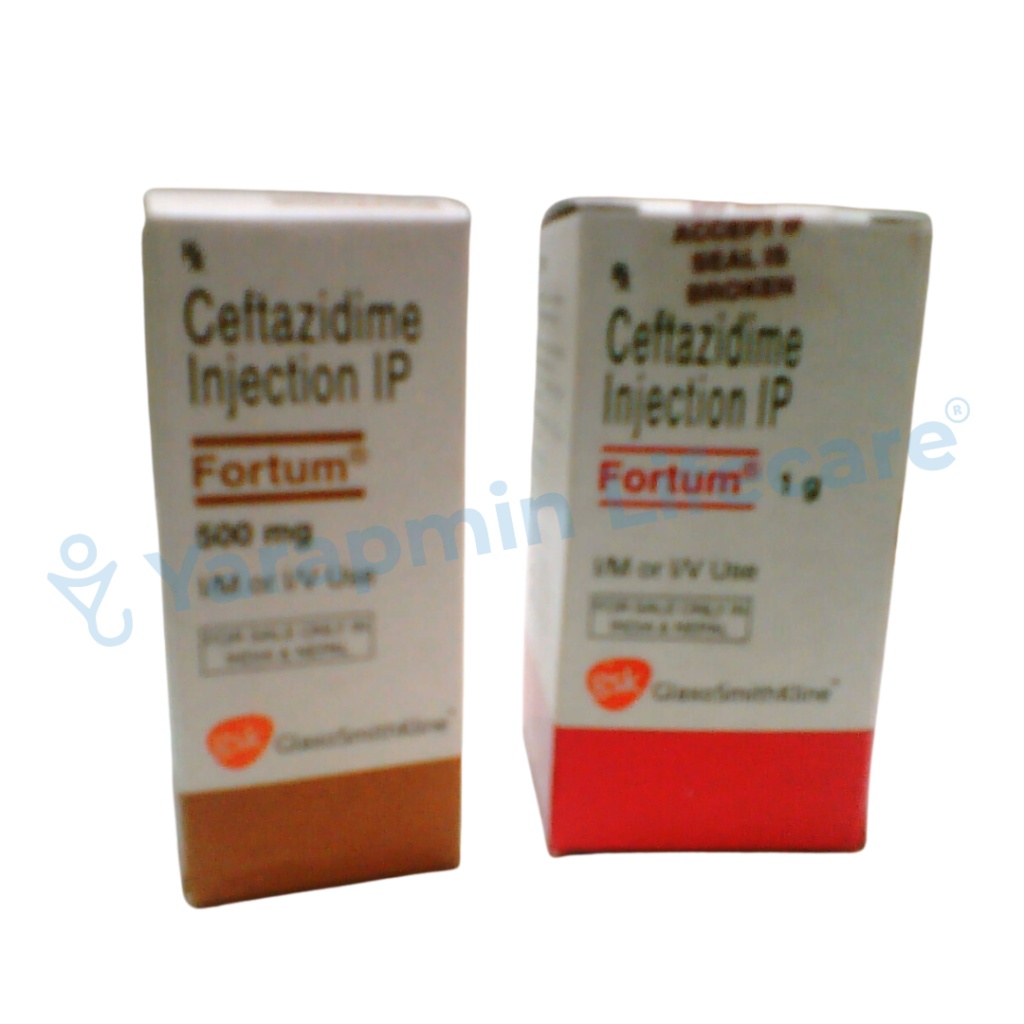 FORTUM ( Ceftazidime 250mg, 500mg, 100mg Injection)